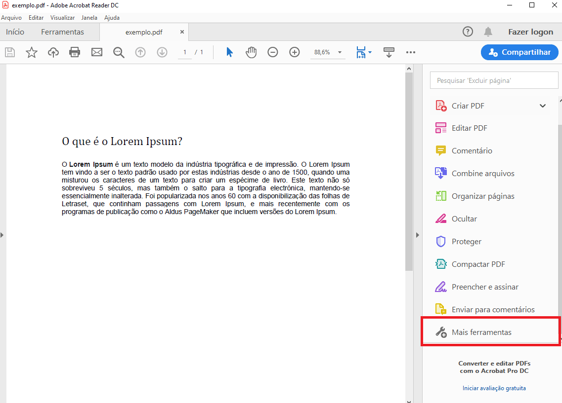 Passo a passo para assinar documento .pdf com Certificado Digital